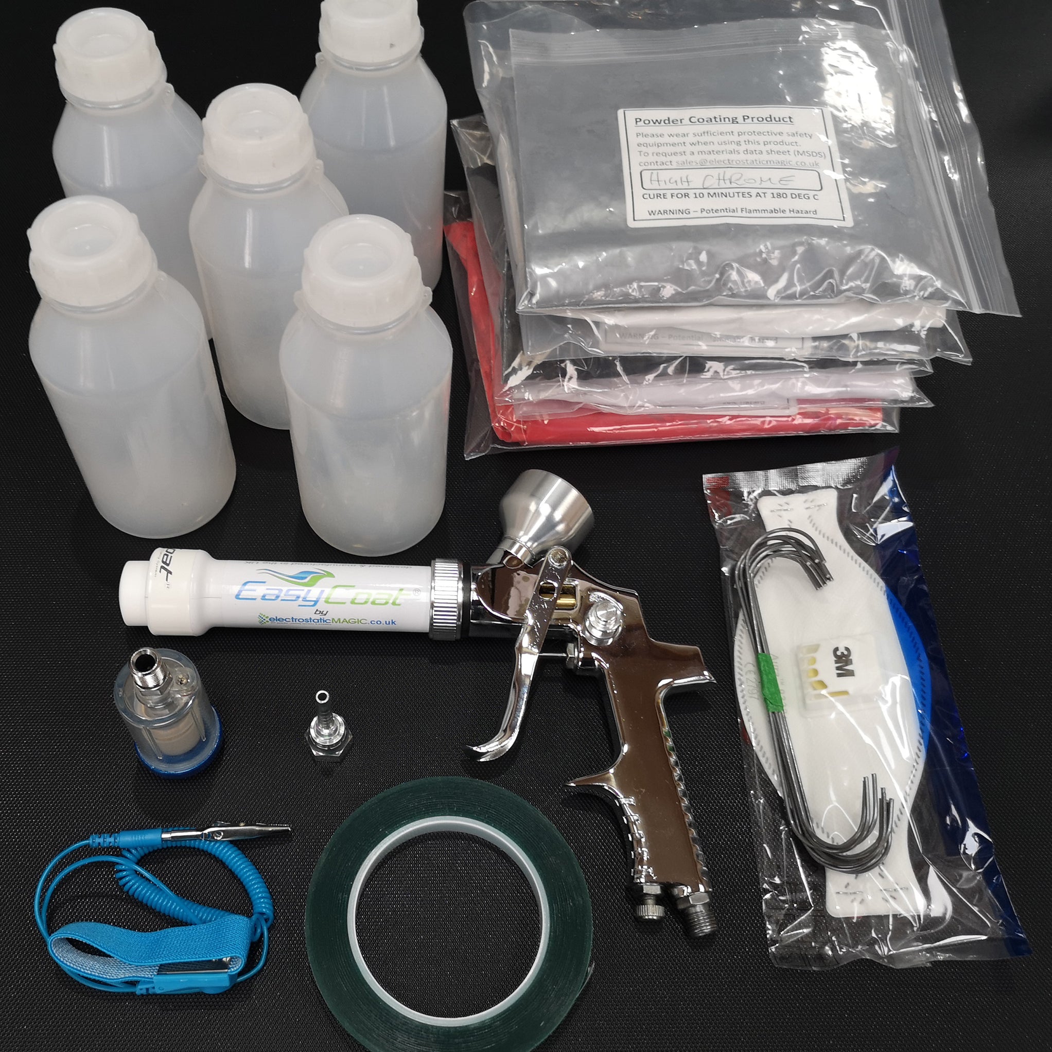 Complete DIY Powder Coating Kit — electrostaticMAGIC